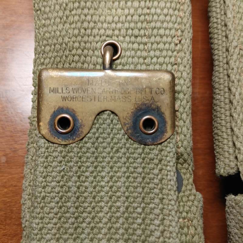 Mills No. 170 Horizontal Pistol Belt - (1898-1916) SPANISH AMERICAN WAR ...