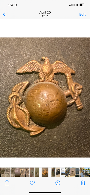 WW1 Helmet EGA - MARINE CORPS EGA DISCUSSION - U.S. Militaria Forum