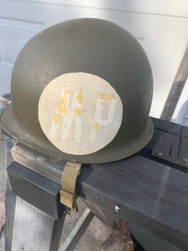 WWII MP Helmet - M-1; M-1C & M-2 HELMETS - U.S. Militaria Forum