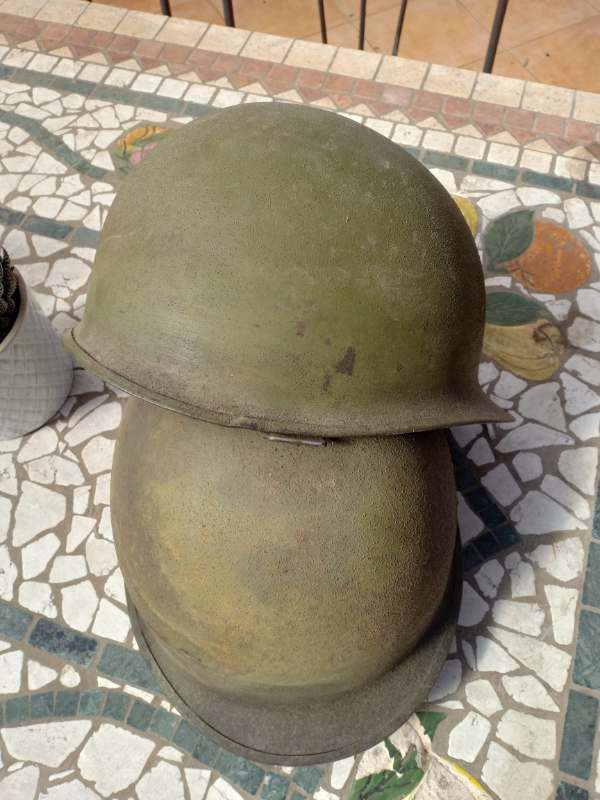 Help identifying 2 M1 type helmet shells - M-1; M-1C & M-2 HELMETS - U ...