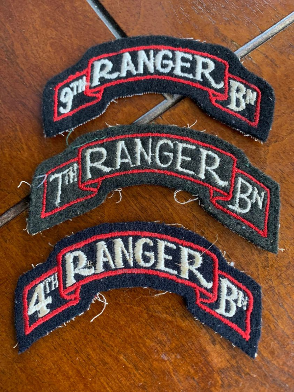 Ranger scrolls - ARMY AND USAAF - U.S. Militaria Forum
