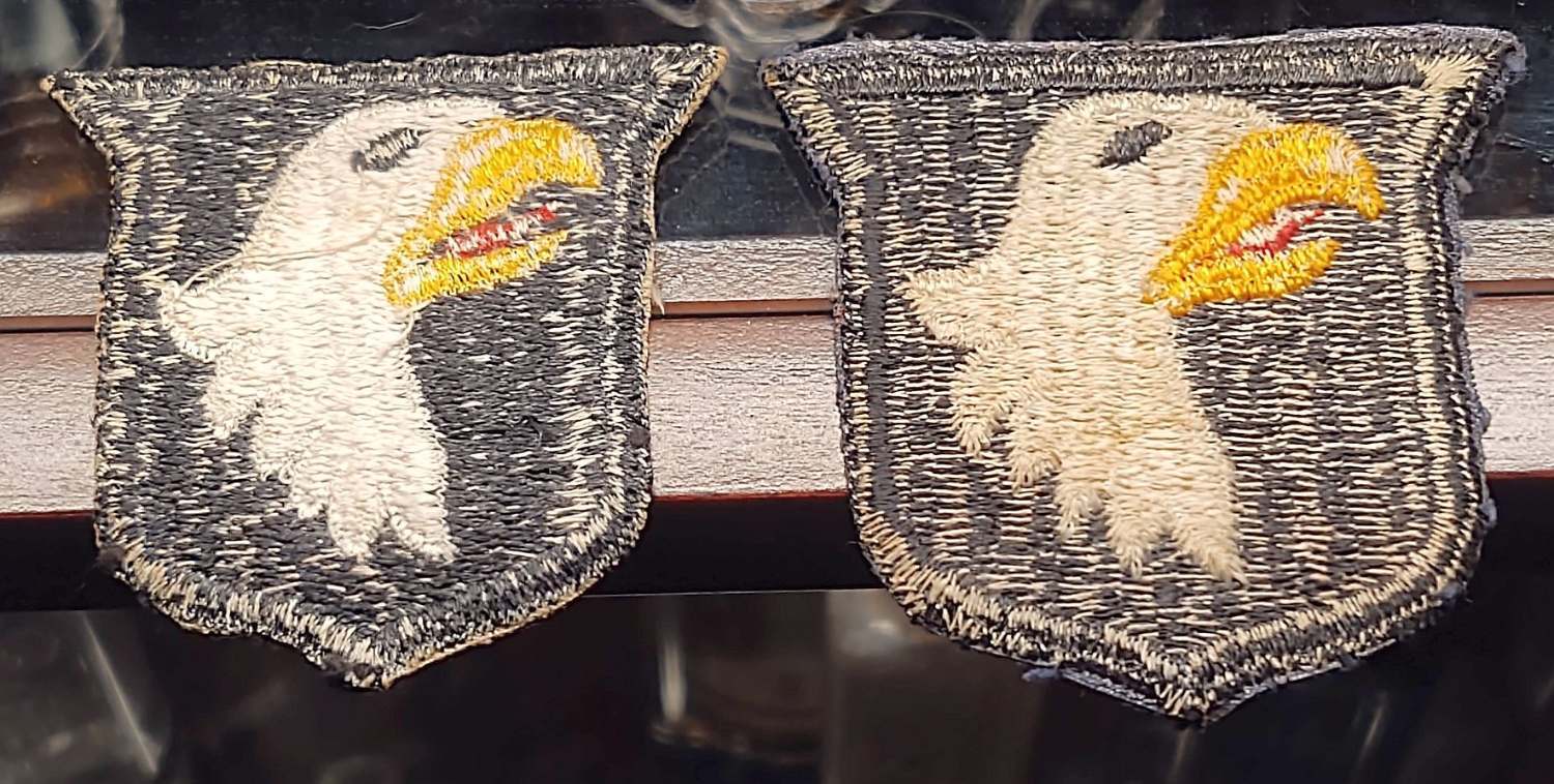 What Types are these 101st Patches? - ARMY AND USAAF - U.S. Militaria Forum