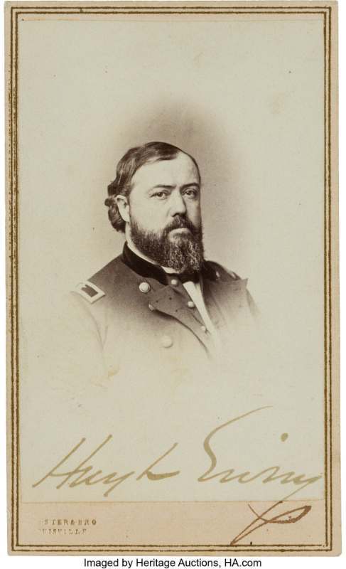 General Hugh Boyle Ewing his Colt first model dragoon revolver - (1861 ...