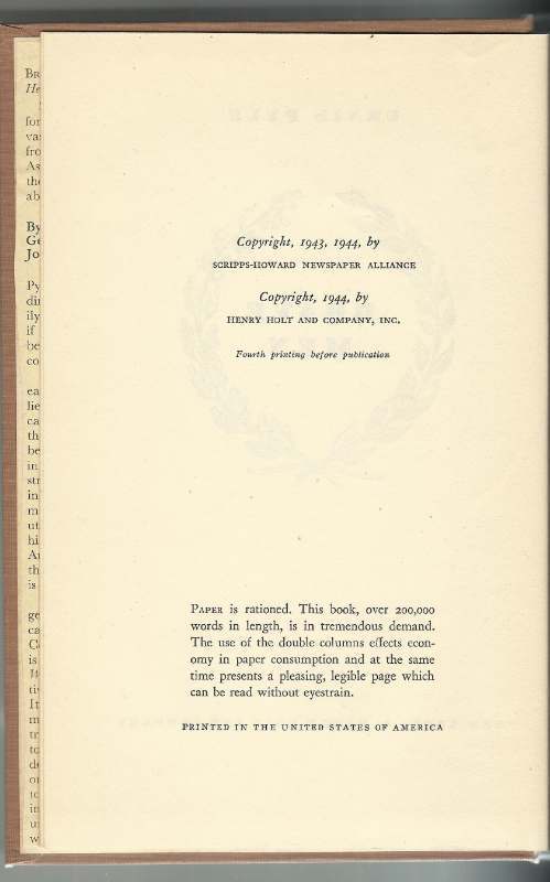 Ernie Pyle Signature? - EPHEMERA, PHOTOGRAPHS & MILITARY ARTWORK - U.S ...