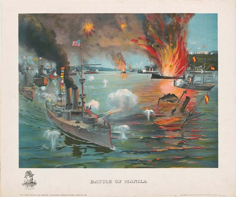 "Fire when ready, Gridley", May 1, 1898 at Manila Bay, P.I., the Navy's ...