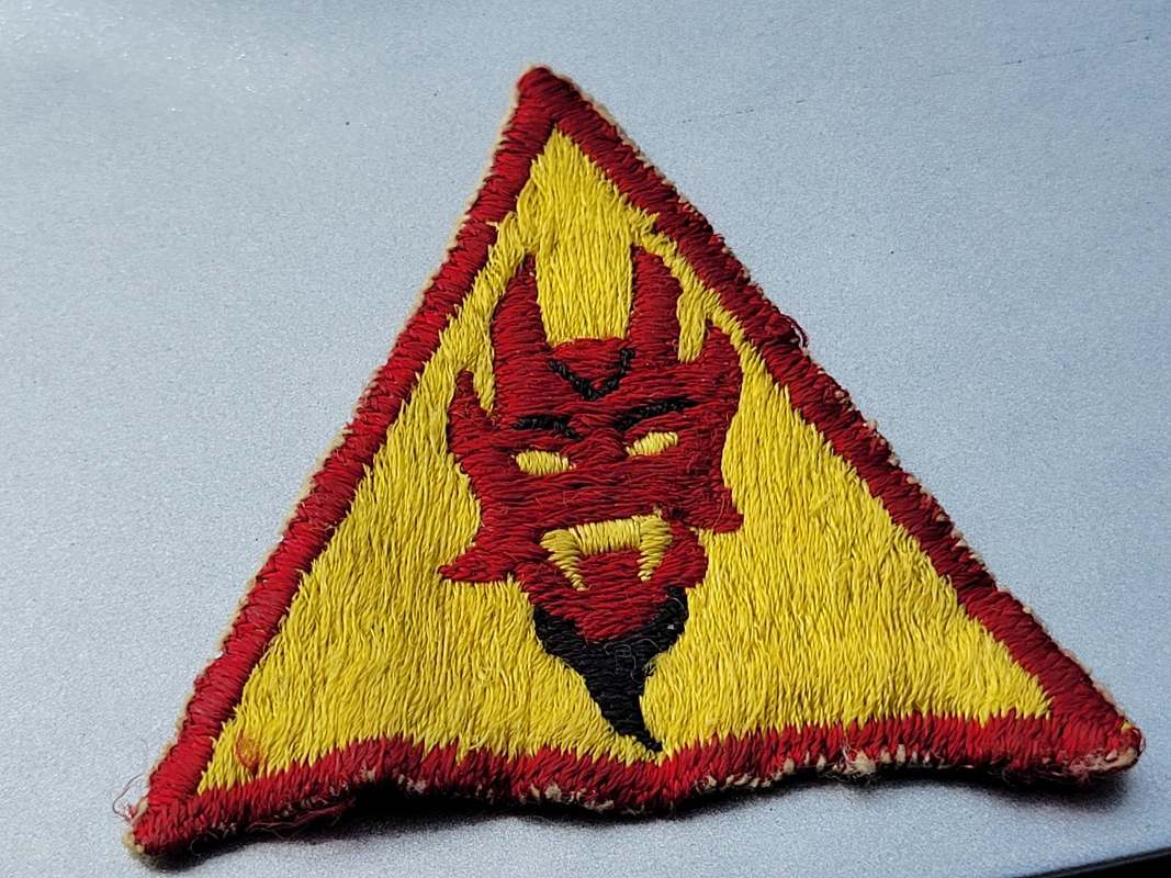 92nd Armored Field Artillery Bn "Red Devils" patch - ARMY AND USAAF - U ...