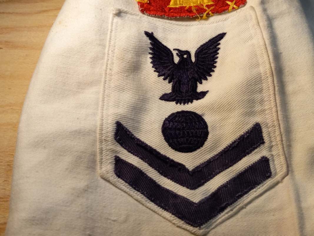 WWII USN Uniform patch and rate info - NAVAL & SEA SERVICE UNIFORMS - U ...