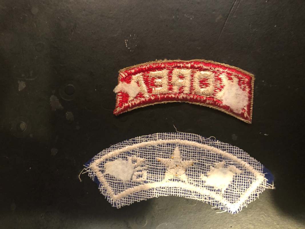 Korea tabs - Page 2 - ARMY AND USAAF - U.S. Militaria Forum