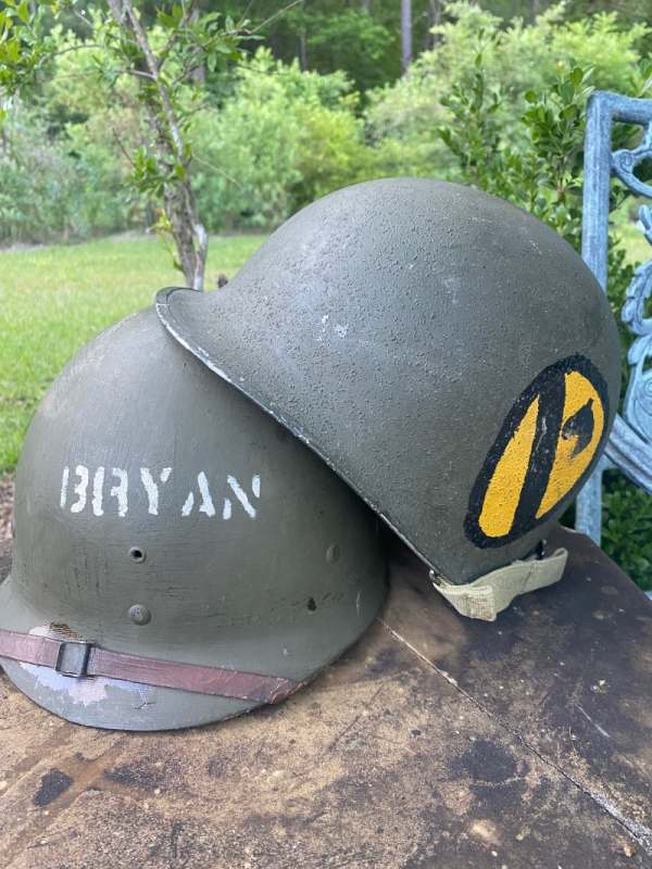 1st Cav helmet - M-1; M-1C & M-2 HELMETS - U.S. Militaria Forum