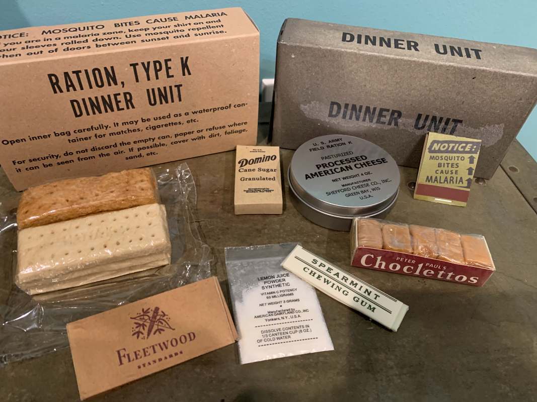 Mid War K Rations - REENACTING GROUPS & REPRO GEAR - U.S. Militaria Forum