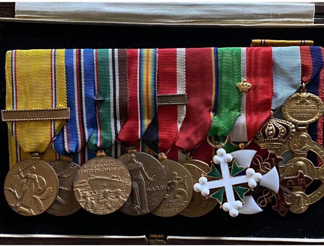 Who would have worn this medal bar w/ foreign awards - DECORATIONS ...