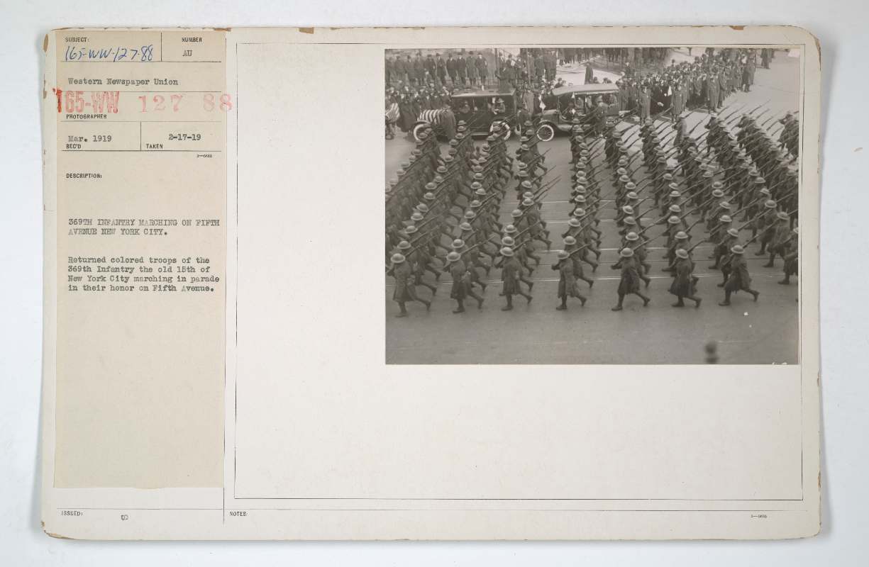 92nd Infantry Division, WWI - EPHEMERA, PHOTOGRAPHS & MILITARY ARTWORK ...