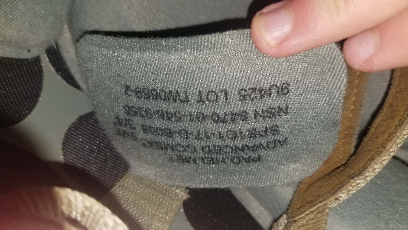 Relatively New Advanced Combat Helmet (ACH) - MODERN COMPOSITE HELMETS ...