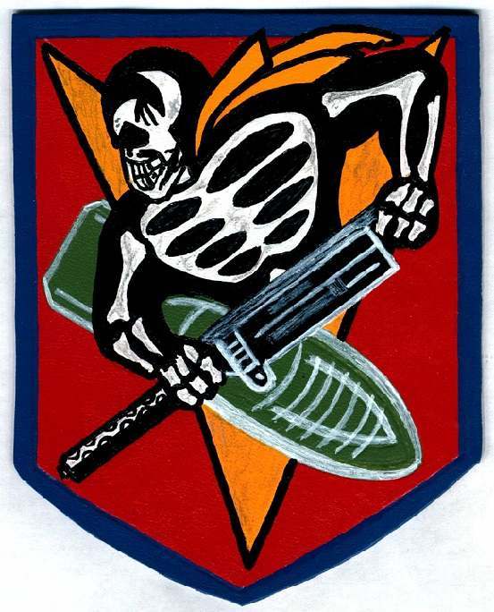 Leather jacket patch I made 509th Fighter Bomber Squadron ...