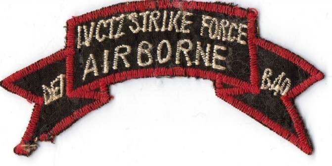 4th Group Mobile Strike Force Command B40 Scroll - ARMY AND USAAF - U.S ...
