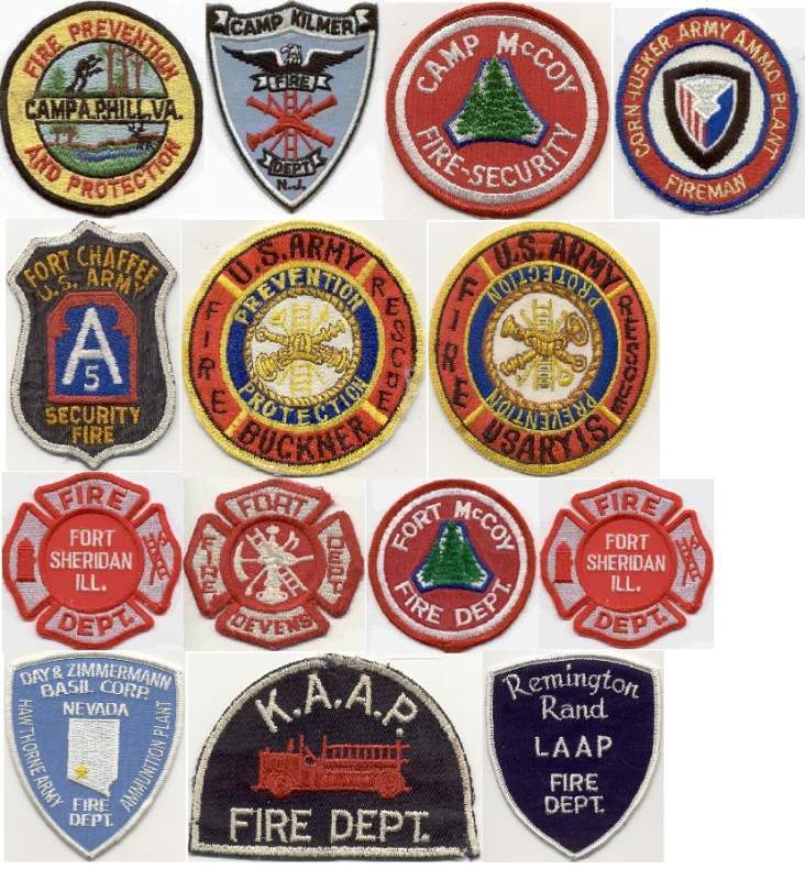 MILITARY FIRE DEPARTMENT Patches - Badges - Page 4 - MISCELLANEOUS ...