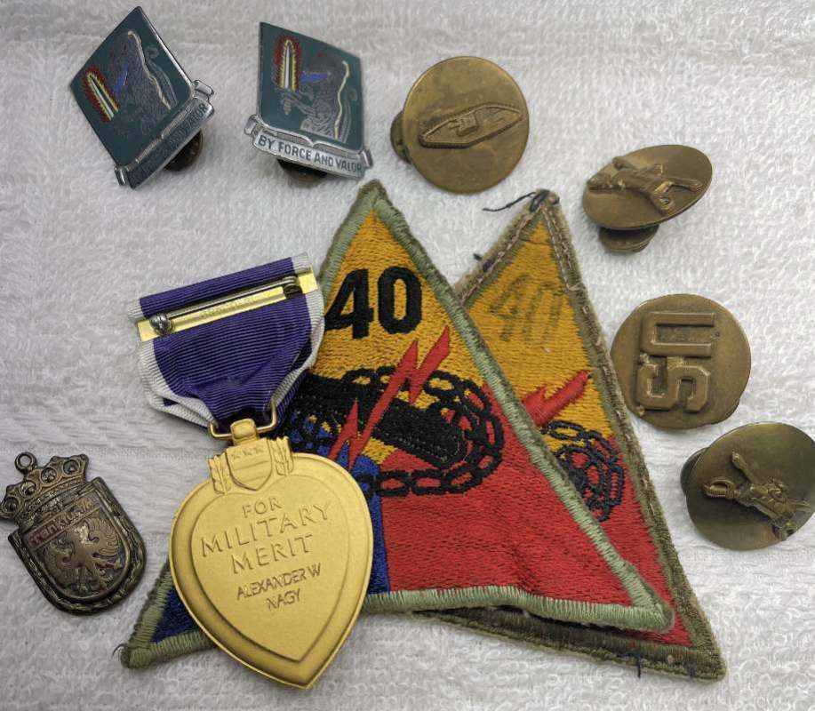 40th Armor Grouping with named PH - MEDALS & DECORATIONS - U.S ...