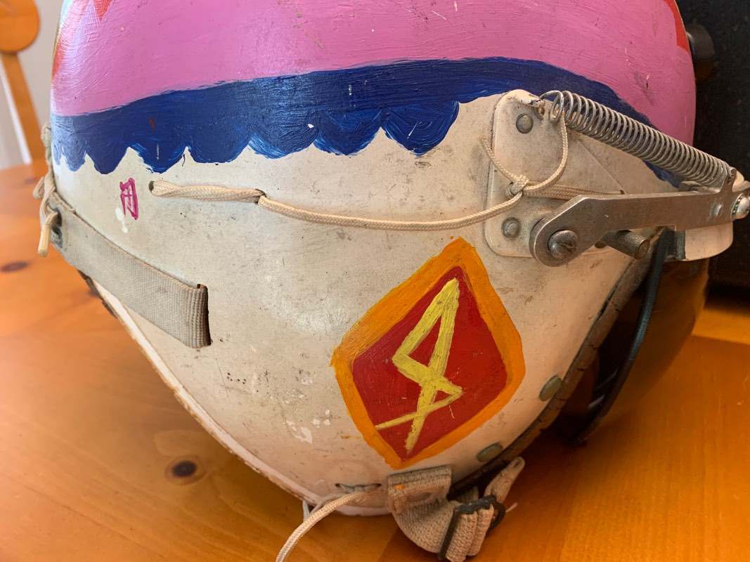 Painted P-4B Flight Helmet - FLYING HELMETS AND ACCESSORIES - U.S ...