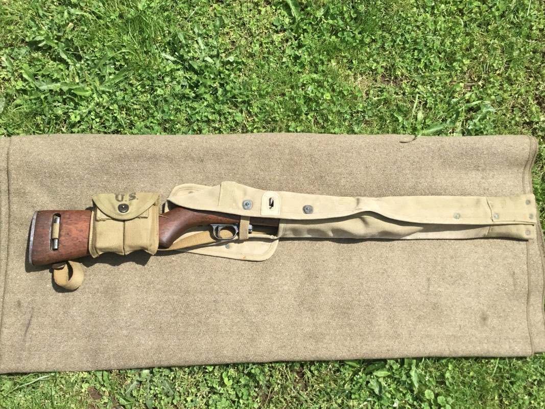 1943 JQMD M1 Carbine hip scabbard - RIFLES - U.S. Militaria Forum