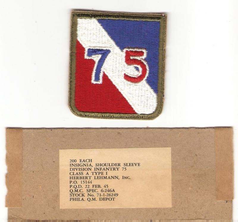 Patches and their Boxes: A Reference Thread - Page 7 - ARMY AND USAAF ...