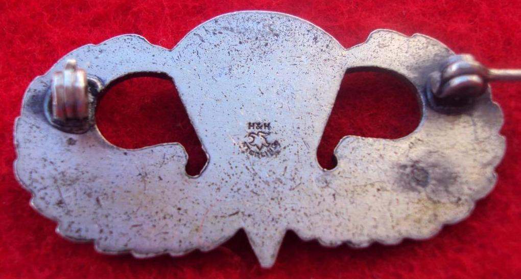 Rare Paratrooper Badge H-H (Hilborn-Hamburger) - AIRBORNE, GLIDER ...