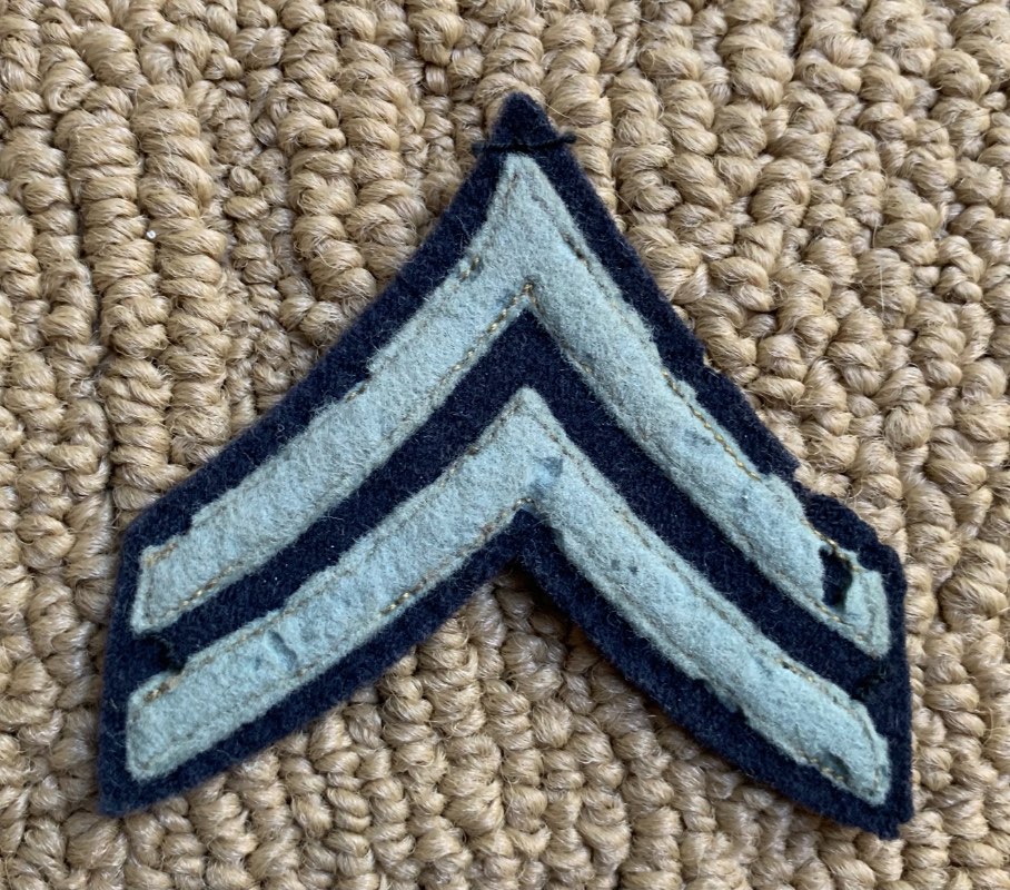 Corporal chevron - ARMY (INCLUDING USAAC/AAF) - U.S. Militaria Forum