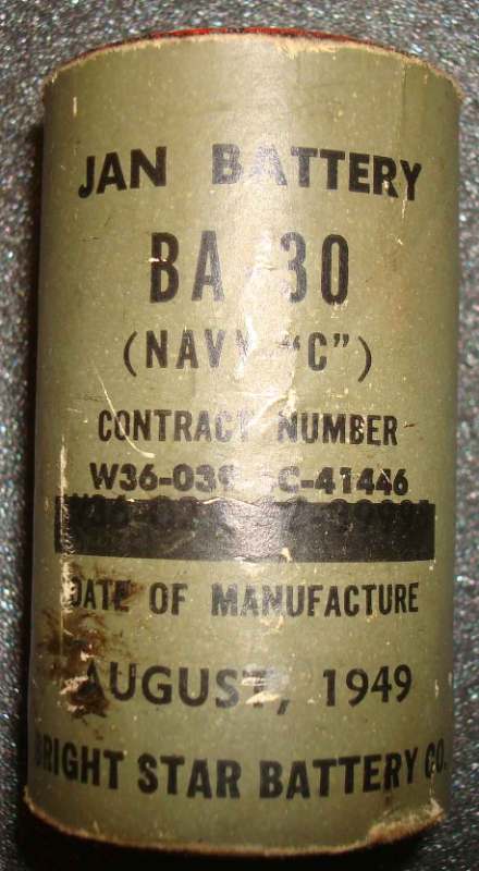 Signal Corps BA-30 Battery Crate - BASE/BIVOUAC/CAMP/DEPOT ITEMS - U.S ...