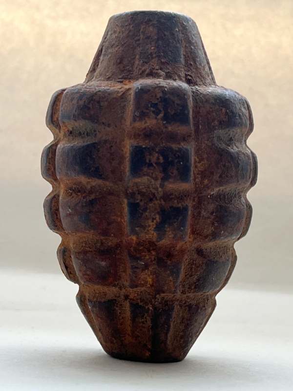 Inert Pineapple Grenade frag body, real or fake? - ORDNANCE - U.S ...