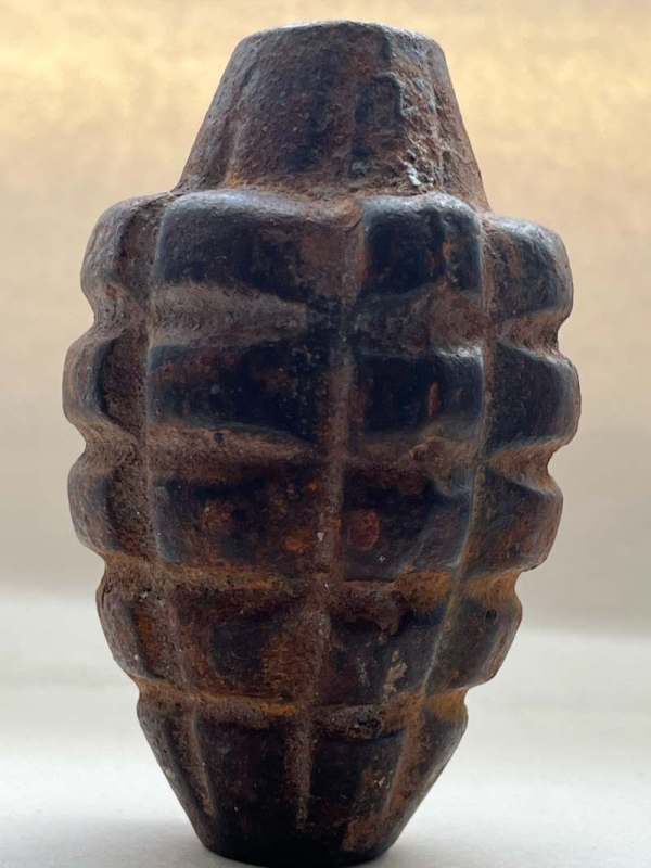 Inert Pineapple Grenade frag body, real or fake? - ORDNANCE - U.S ...