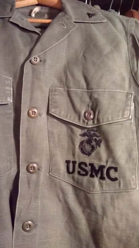 Embellished USMC Utility Jacket - UNIFORMS - U.S. Militaria Forum