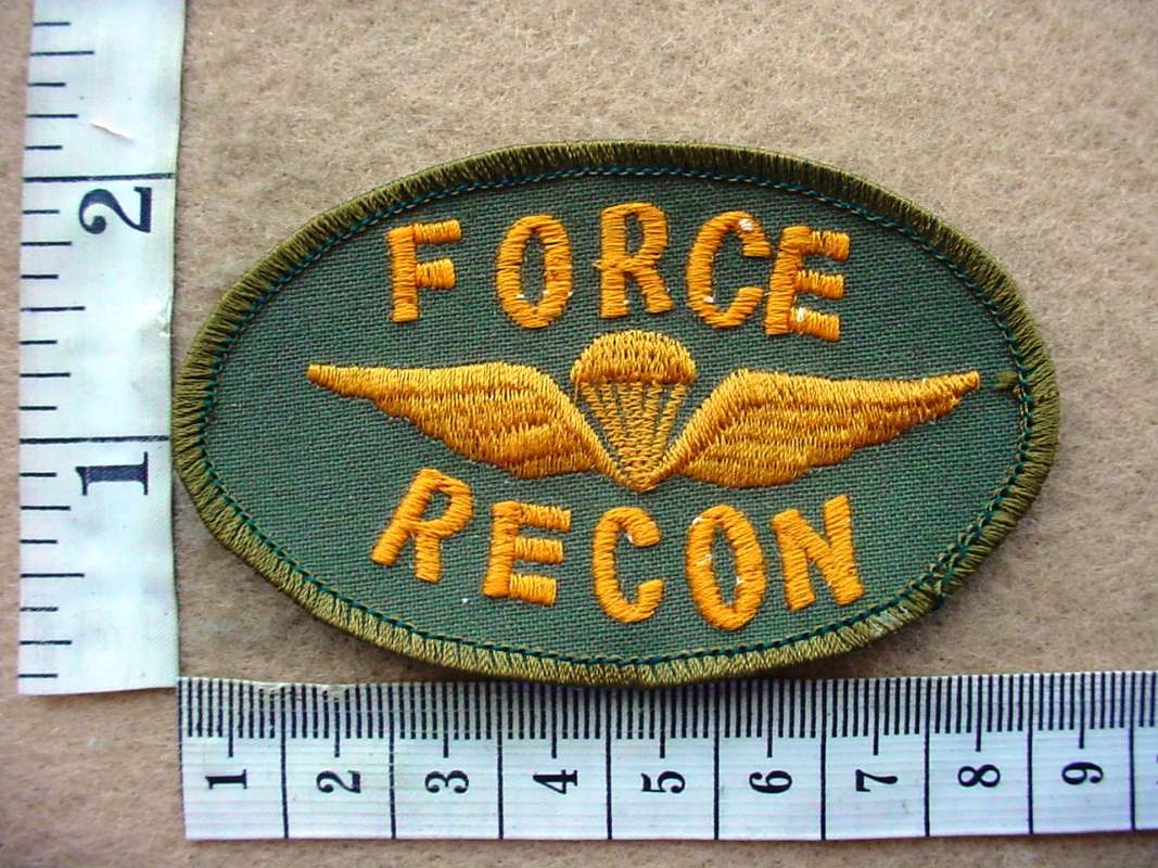 Force Recon Trunks Patch - MARINES - U.S. Militaria Forum