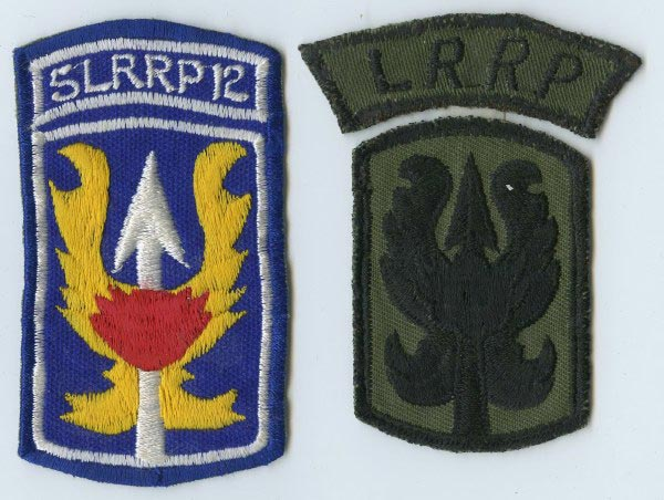 5th Battalion 12th Infantry Regiment LRRP Insignia - ARMY AND USAAF - U ...