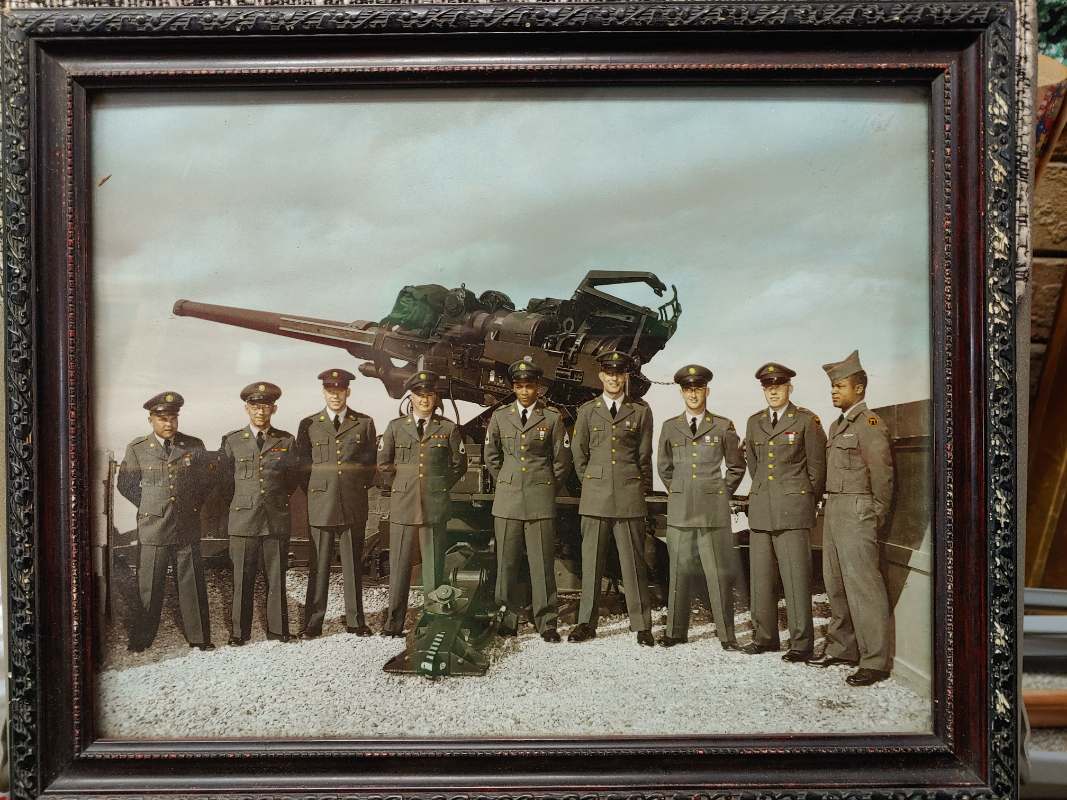 Vintage Group Military Framed Picture - EPHEMERA, PHOTOGRAPHS ...