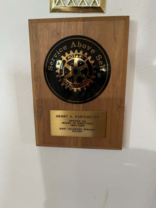 Signed 11th Fighter Patch/Ashtray War Hero Colonel H.A. Kortemeyer DFC ...