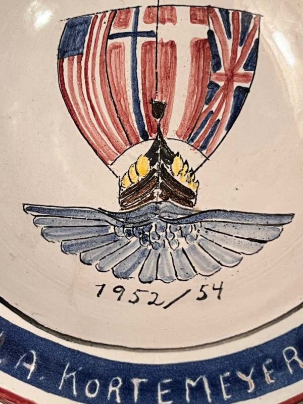 Signed 11th Fighter Patch/Ashtray War Hero Colonel H.A. Kortemeyer DFC ...