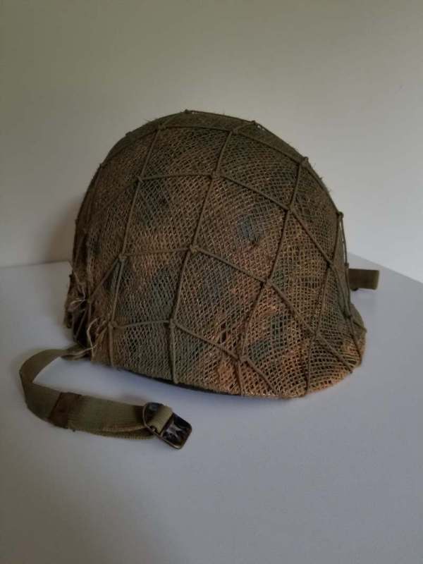 Marine Raider camouflage helmet - M-1; M-1C & M-2 HELMETS - U.S ...