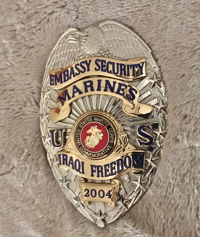Commemorative Marine Security Guard Grouping - BADGES, AWARDS, DUI, AND ...