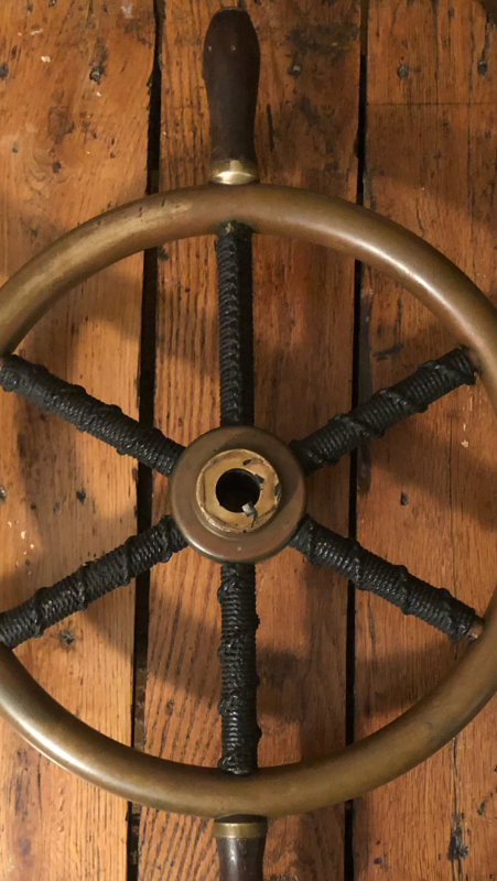 USCG Ship’s wheel - NAVAL SEA SERVICE GEAR - SHIPBOARD, SUBMARINE ...