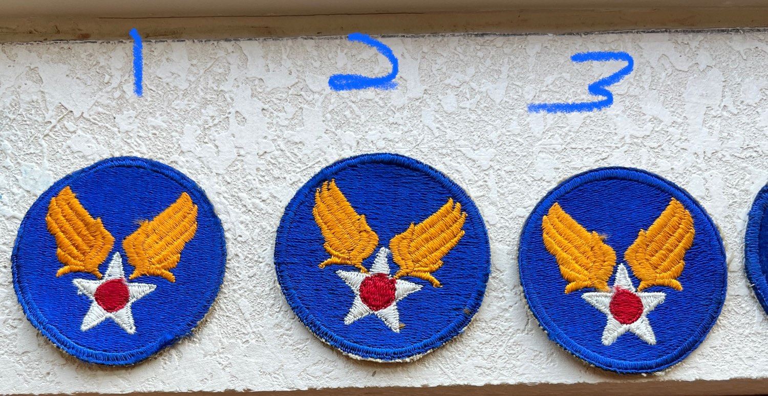 Hap Arnold AF Legacy Patch variants (7) - CAN YOU IDENTIFY THIS PATCH ...