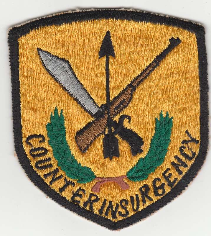 Unknown Counterinsurgency patch - CAN YOU IDENTIFY THIS PATCH? - U.S ...
