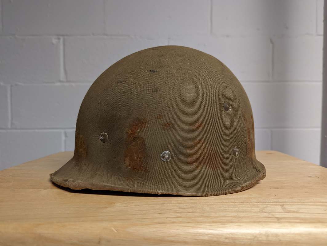 Early WWII PTO Navy Helmet - NAVY & COAST GUARD HELMETS - U.S ...