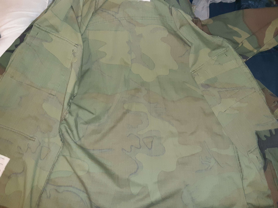 Experimental ERDL/Woodland RDF 'Model D' Shirt - CAMOUFLAGE UNIFORMS ...