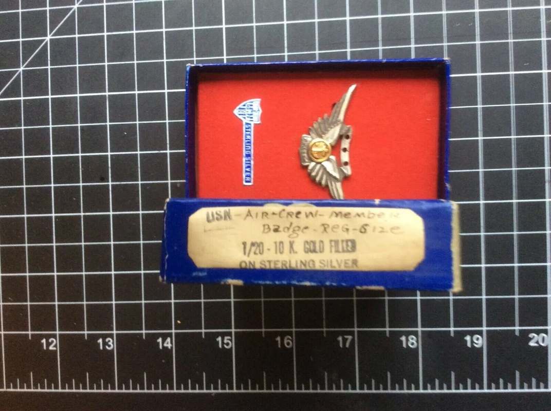 USN AIRCREW BADGE - WING BADGES - U.S. Militaria Forum