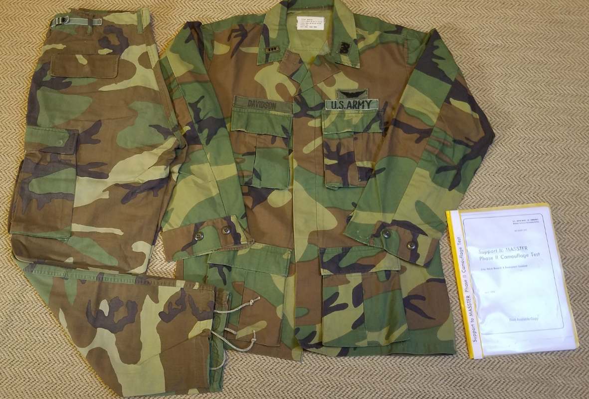 Experimental ERDL/Woodland RDF 'Model D' Shirt - CAMOUFLAGE UNIFORMS ...
