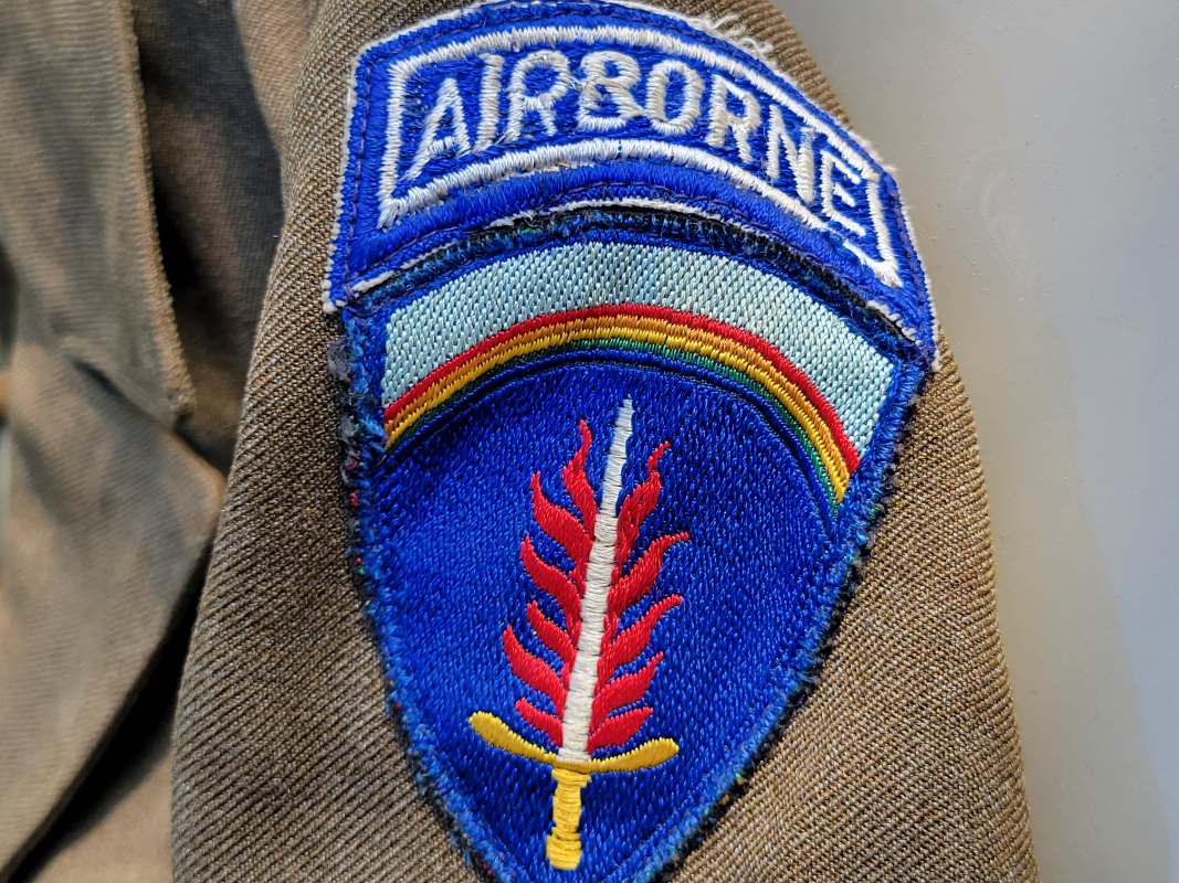 557th Quartermaster Co. (Airborne) Aerial Delivery ike jacket - ARMY ...