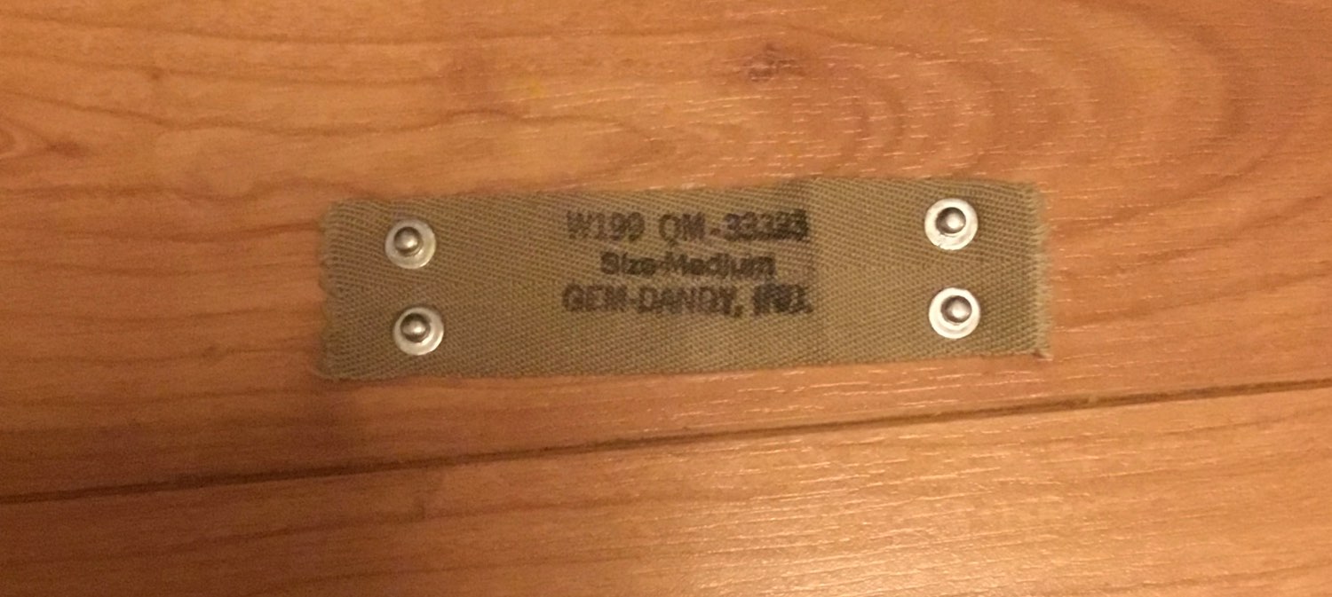 Real or repo WW2 nape band - M-1; M-1C & M-2 HELMETS - U.S. Militaria Forum