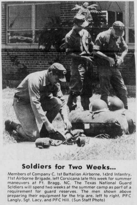 71st Airborne Brigade Helmet - M-1; M-1C & M-2 HELMETS - U.S. Militaria ...