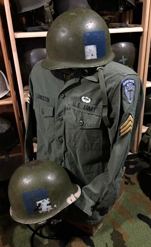 71st Airborne Brigade Helmet - M-1; M-1C & M-2 HELMETS - U.S. Militaria ...