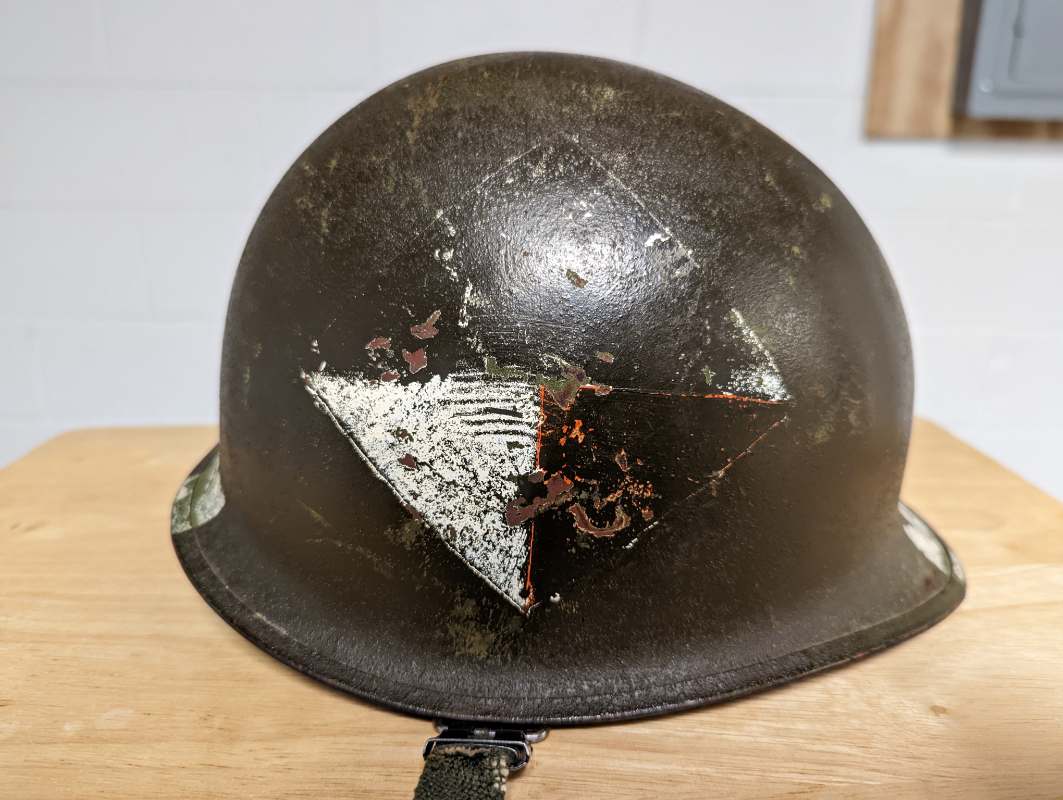 71st Airborne Brigade Helmet - M-1; M-1C & M-2 HELMETS - U.S. Militaria ...