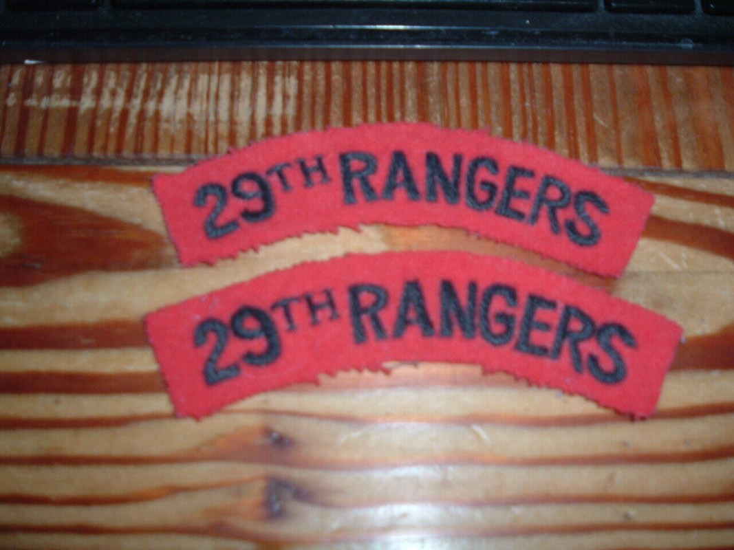 29th Ranger tabs? - ARMY AND USAAF - U.S. Militaria Forum